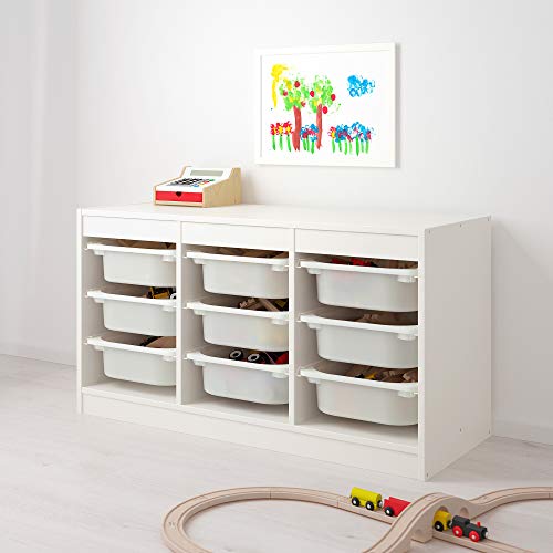 Ikea CABINET TROFAST Storage Combination, 56x39x22 inches, White