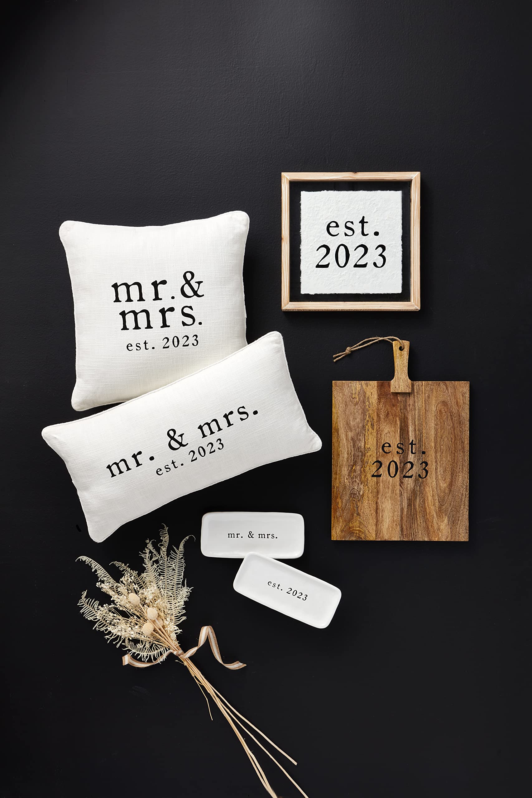 Mud Pie Est 2023 Board,Tan