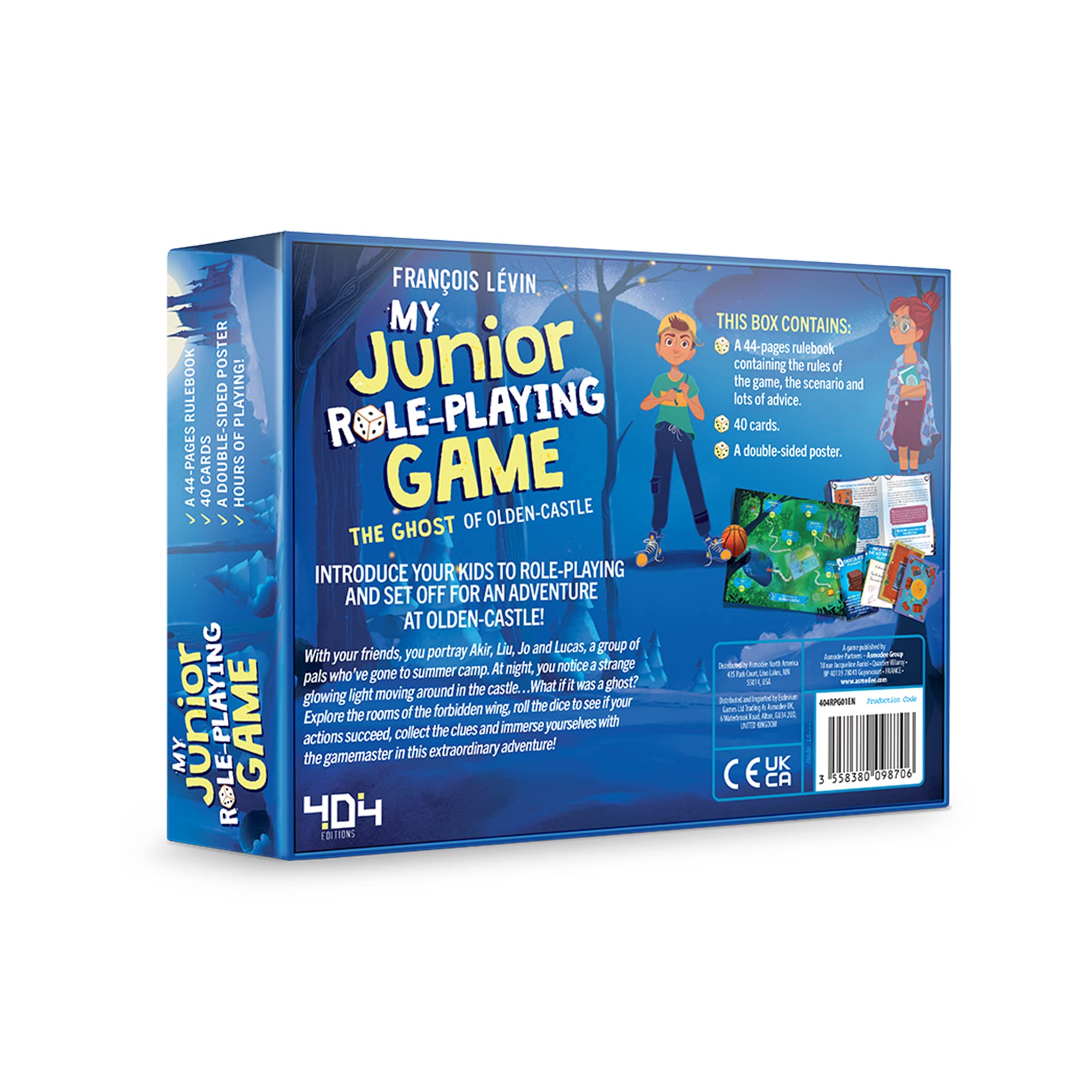 My Junior Roleplaying Game | Junior Tabletop RPG | Dice Rolling Adventure Game | Fun Family Game for Kids and Adults | Ages 8+ | 2-5 Players | Average Playtime 45 Minutes | Made by 404 On Board