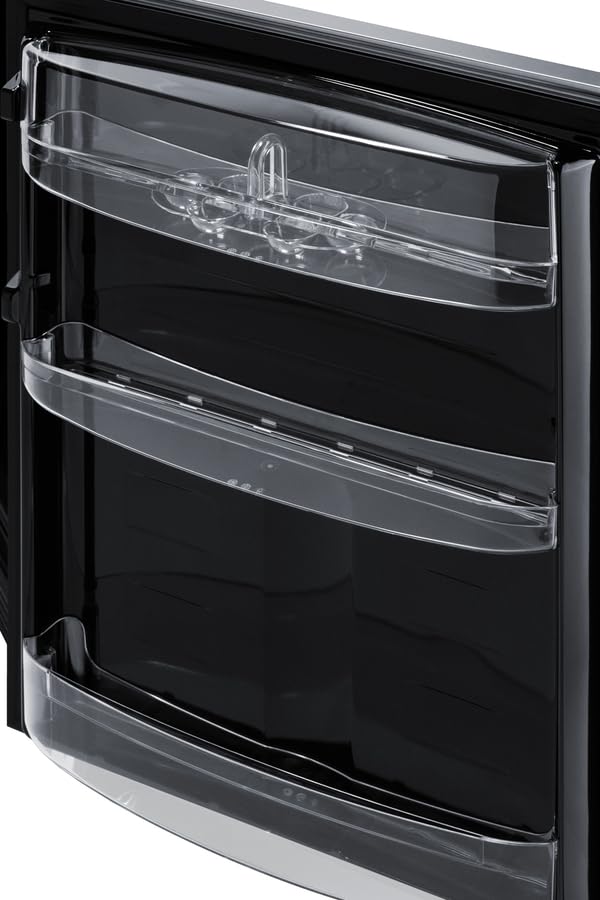 Summit CT66BK2SSIFADA 24β Wide ADA Under Counter Refrigerator-Freezer 4.9 cu.ft. with Panel-Ready Door (Panel Not Included) Automatic Defrost Operation, Black Interior (Panel Ready-ADA-RHD)