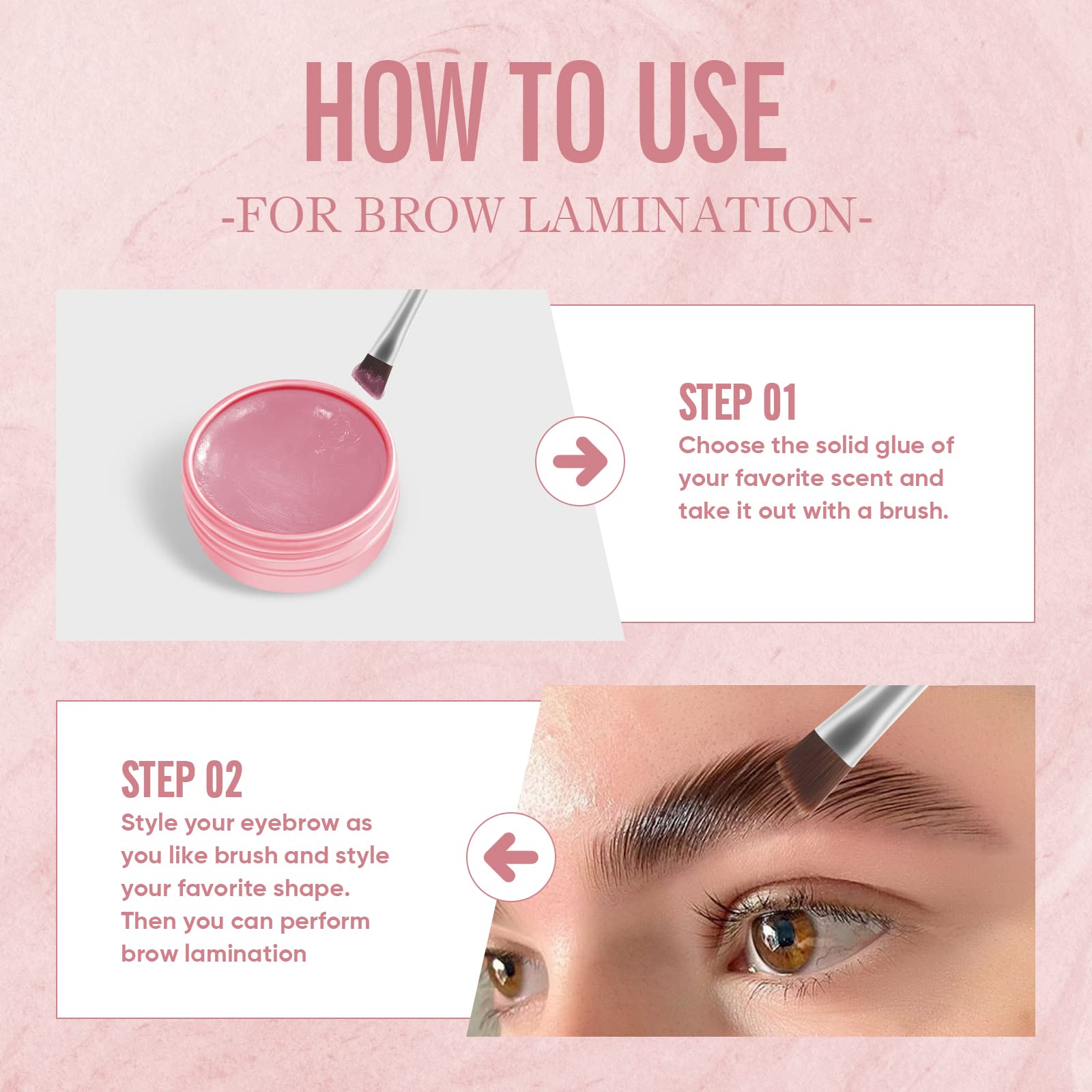 PERMANIA Lash Lift Balm Glue, New Eyelash Lifting Adhesive,0.35oz/10g Lash Lift Glue Strong Viscosity and Water Solubility for Lash Perm Kit (Rose)