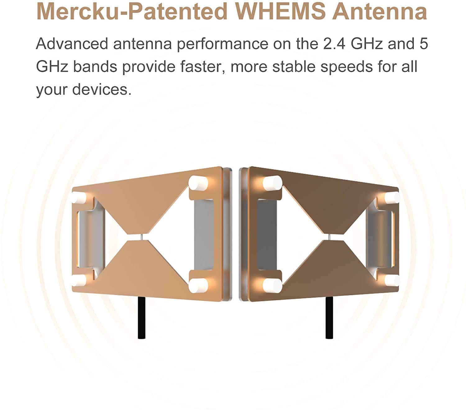 Mercku M6 Wi-Fi 6 Mesh Wi-Fi System 802.11ax Router Whole Home Coverages up to 3,000 sq.ft. Dual-Band Gigabit Wireless Internet App Control, 1 Pack, Cosmo Black