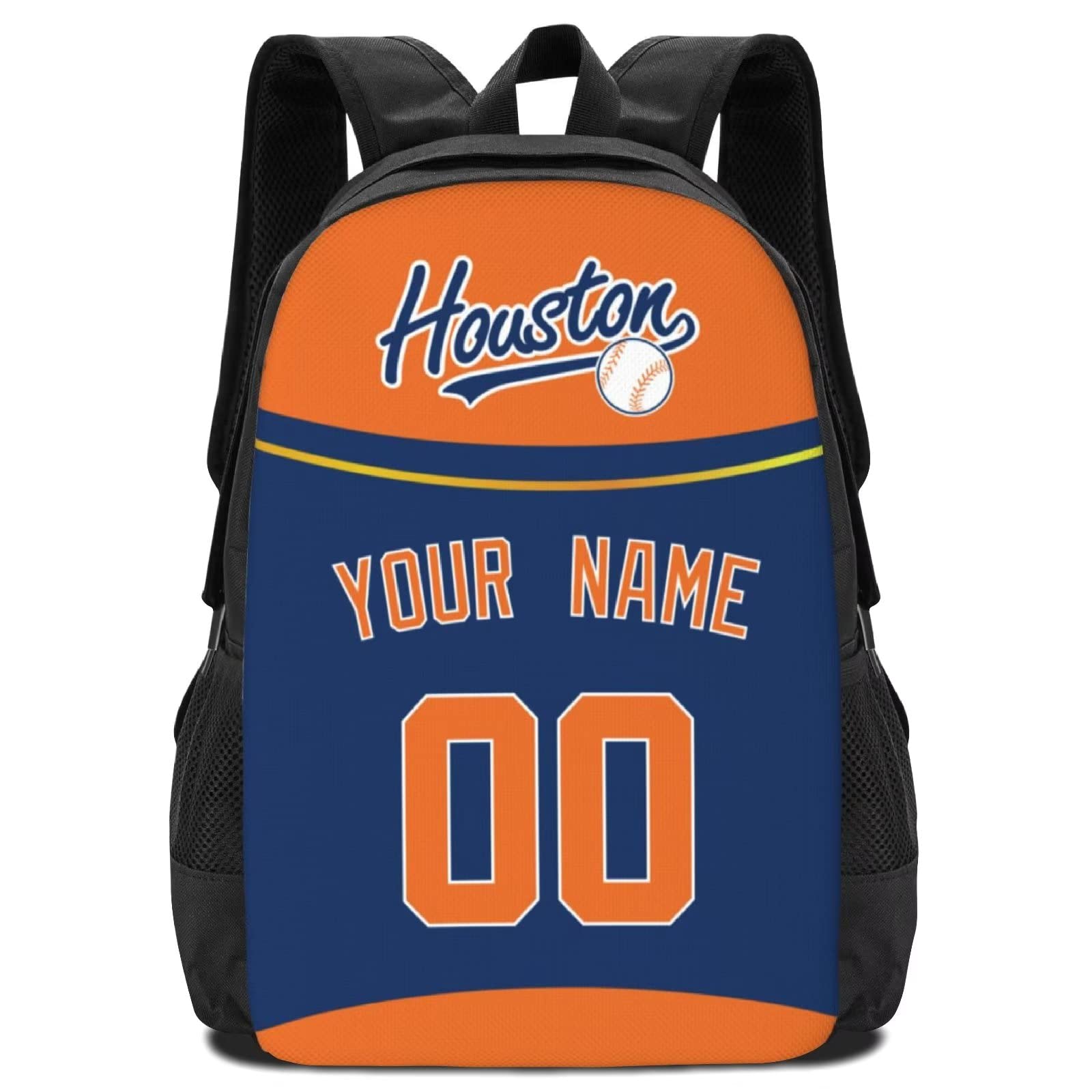INAOO Backpack Houston Personalized Bags for Men Women Gifts