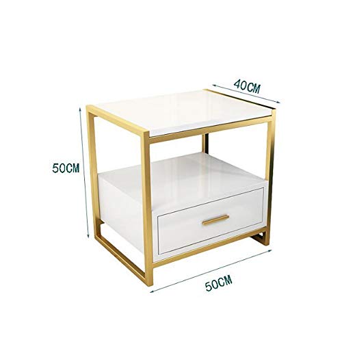 SJYDQ Nordic Nightstand Wooden Side Tables Bedroom Bedside Table with Drawer Bedroom Furniture Tea Table