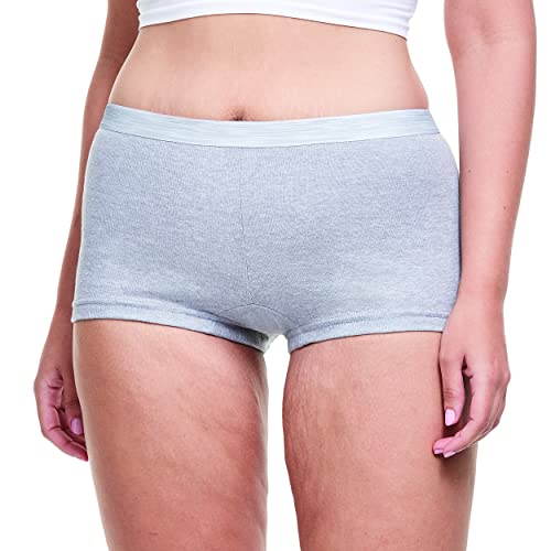 Hanes Women's Cotton Boy Briefs 6-Pack Assorted 8