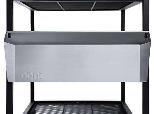 ooni Utility Box Medium β Durable Stainless Steel Utility Box - Fits onto Medium Modular Table or Used as Standalone Outdoor Kitchen Storage β Sleek Outdoor Kitchen Storage Solution