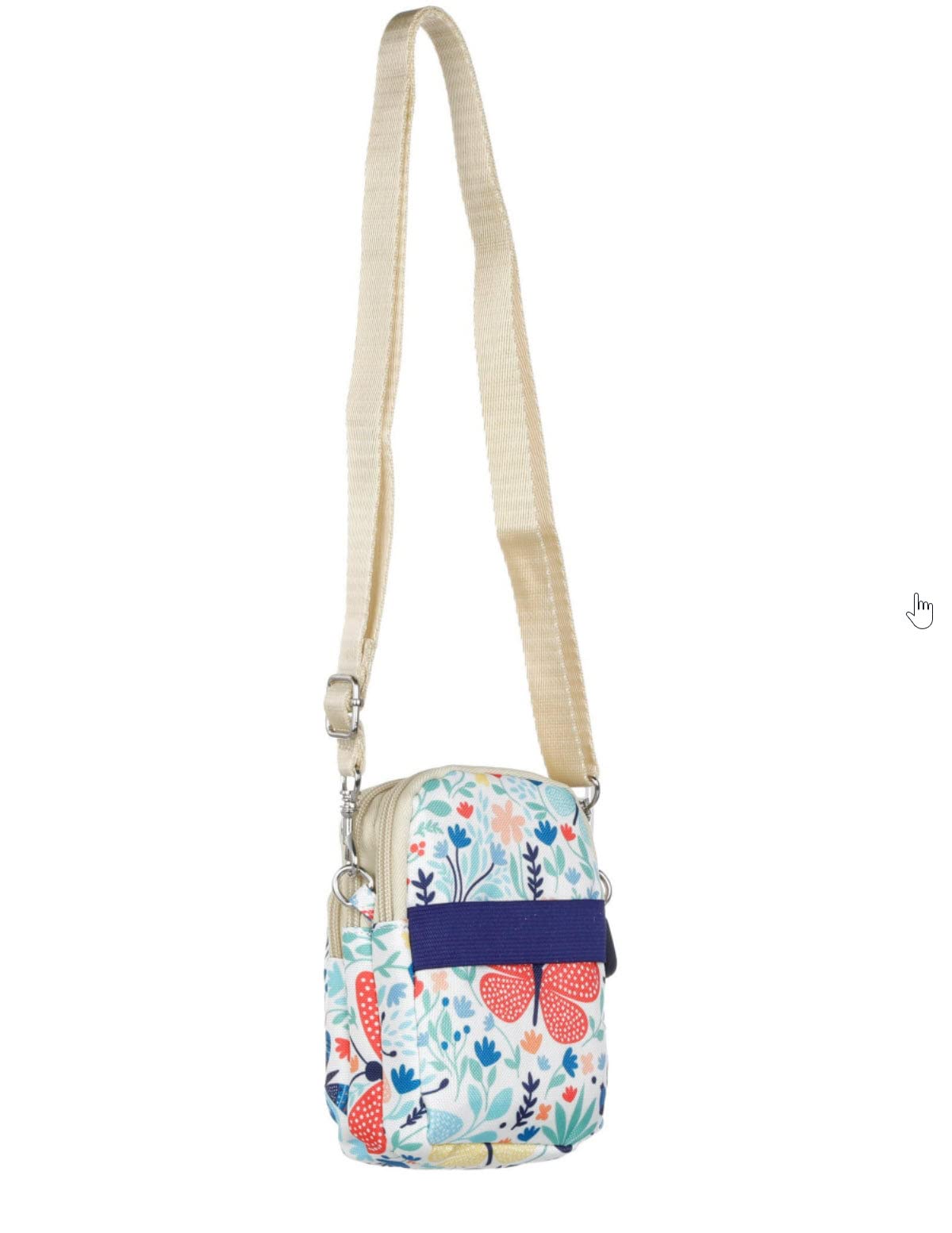 Lily Bloom Fran Mini Crossbody (Gleeful Garden Navy)
