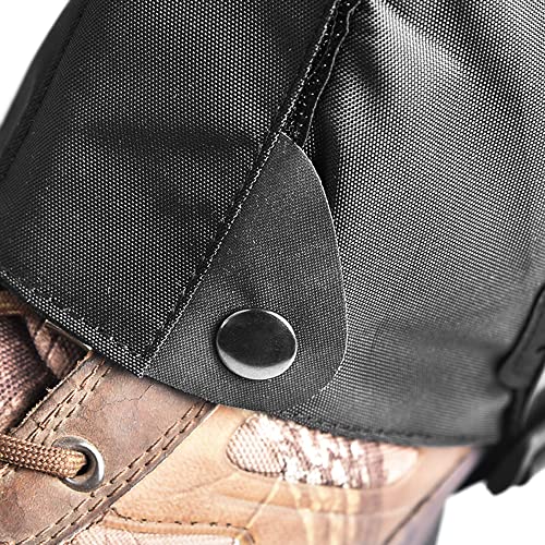 LIXADA Hiking Gaiters Leg Gaiters Waterproof and Adjustable Snow Boot Gaiters for Outdoor Hunting Skiing Motorcycle Camping Running Walking Backpacking