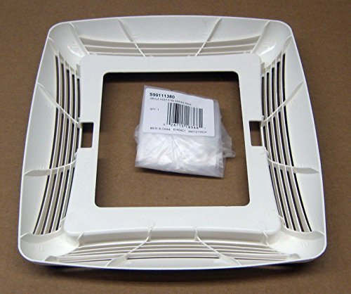 NuTone S99111380 Bath Ventilation Fan Grille