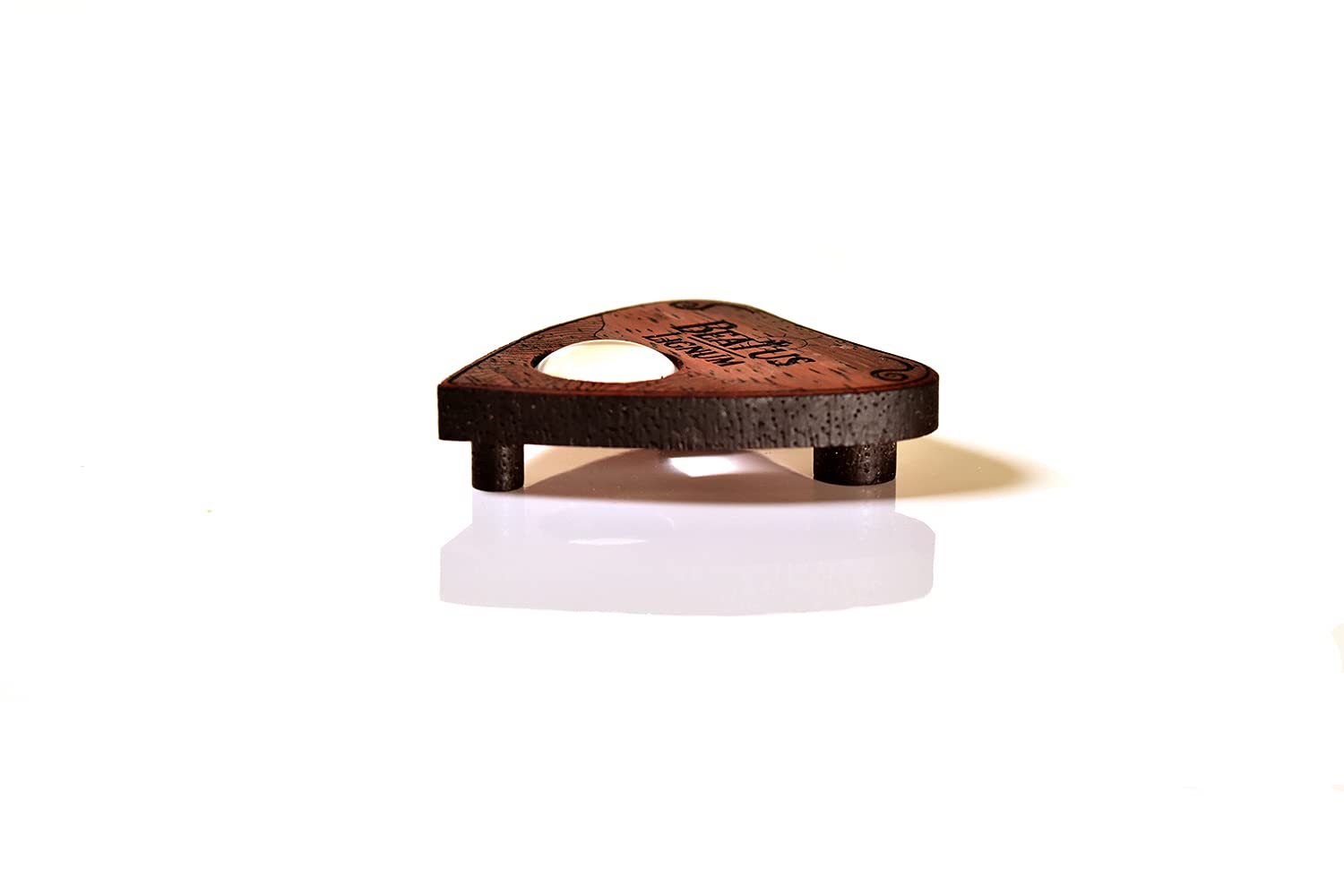 Mini Ouija Board in African Padauk Wood - 8 x 5.5 in, 1/4 Thick - All Natural - Real Plain Wood - Customizable