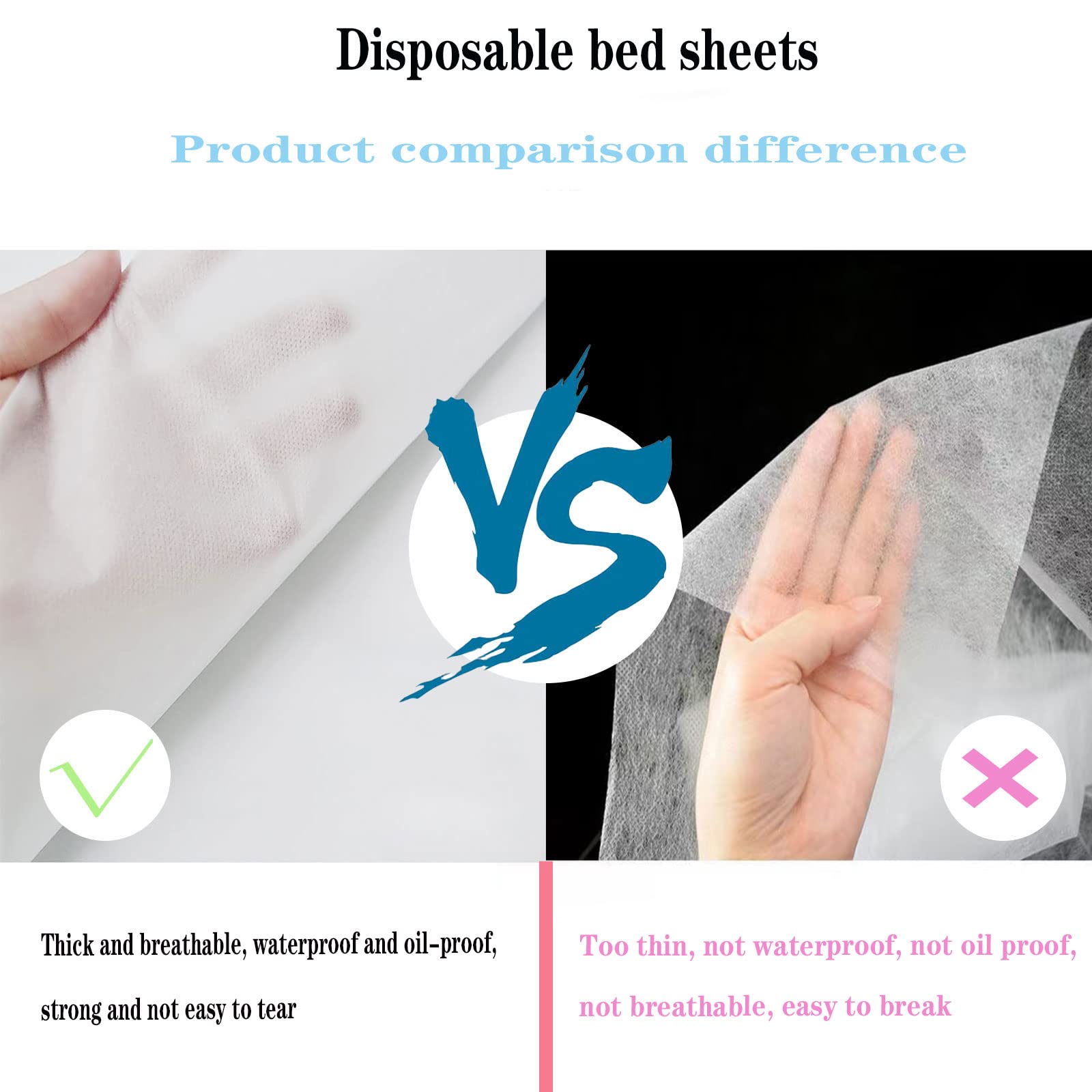 Massage sheets (white)