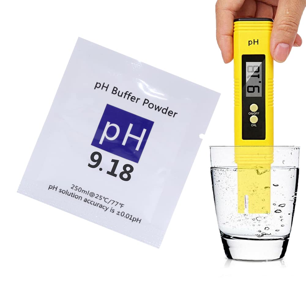 PH Meter Calibration Powder With Durable Moisture-Proof Individual Packet For PH Test Meter 4.00/6.86/9.18