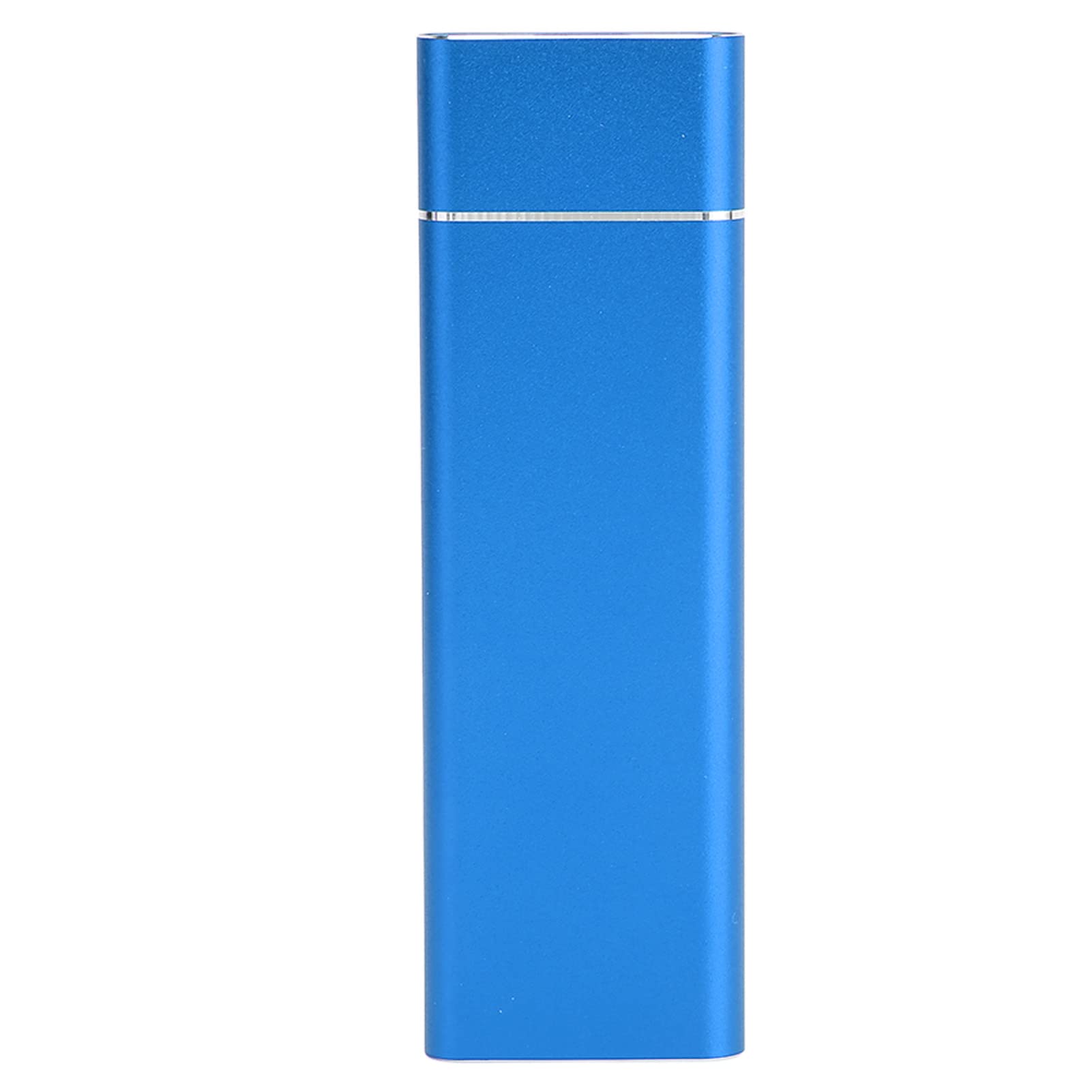 NVME SSD Plug and Play Dual Protocol Enclosure SSD Enclosure High Heat Dissipation for 2260mm (Blue)