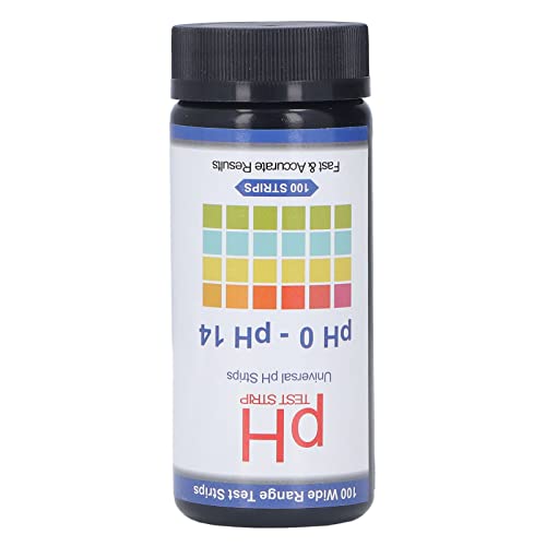 PH Test Strips, 100Pcs Urine Test Strips, 15 Seconds Test Colorimetric Method, PH Strips, for Urine, Saliva, Drinking Water, Laboratory, Aquarium, Gym, Swimming Pool,