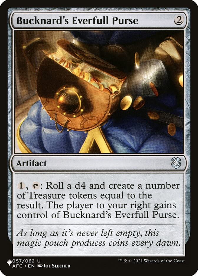 Magic: the Gathering - Bucknard's Everfull Purse - The List