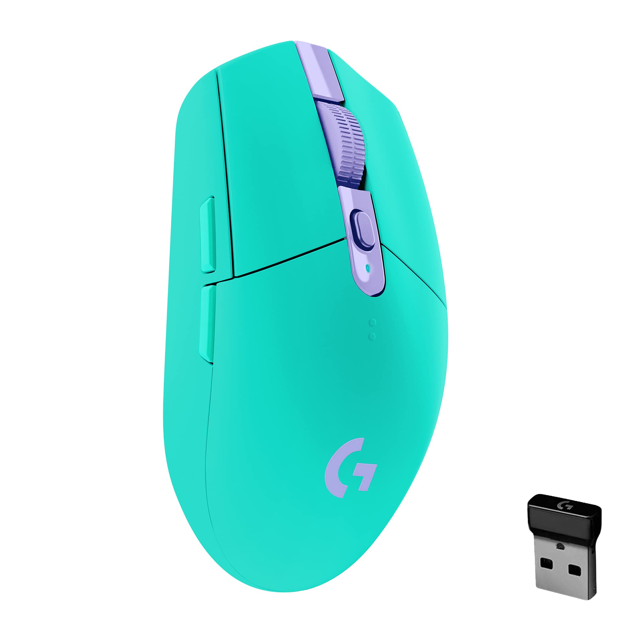 Logitech G305 Lightspeed Wireless Gaming Mouse, Hero 12K Sensor, 12,000 DPI, Lightweight, 6 Programmable Buttons, 250h Battery Life, On-Board Memory, PC/Mac - Mint (Renewed)