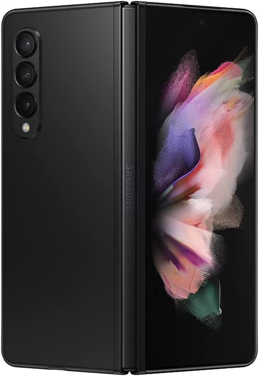 SAMSUNG Galaxy Z Fold 3 5G 256GB T-Mobile Android Cell Phone, 2-in-1 Smartphone Tablet (Phantom Black)