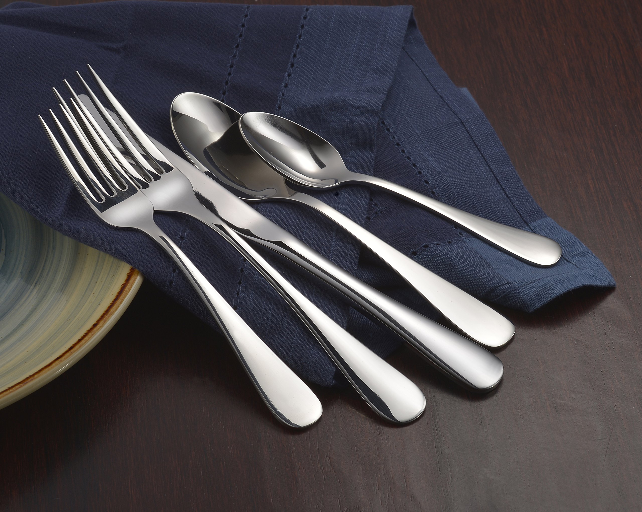 Liberty Tabletop Annapolis 20 Piece Flatware Set service for 4 stainless steel 18/10 Made in USA