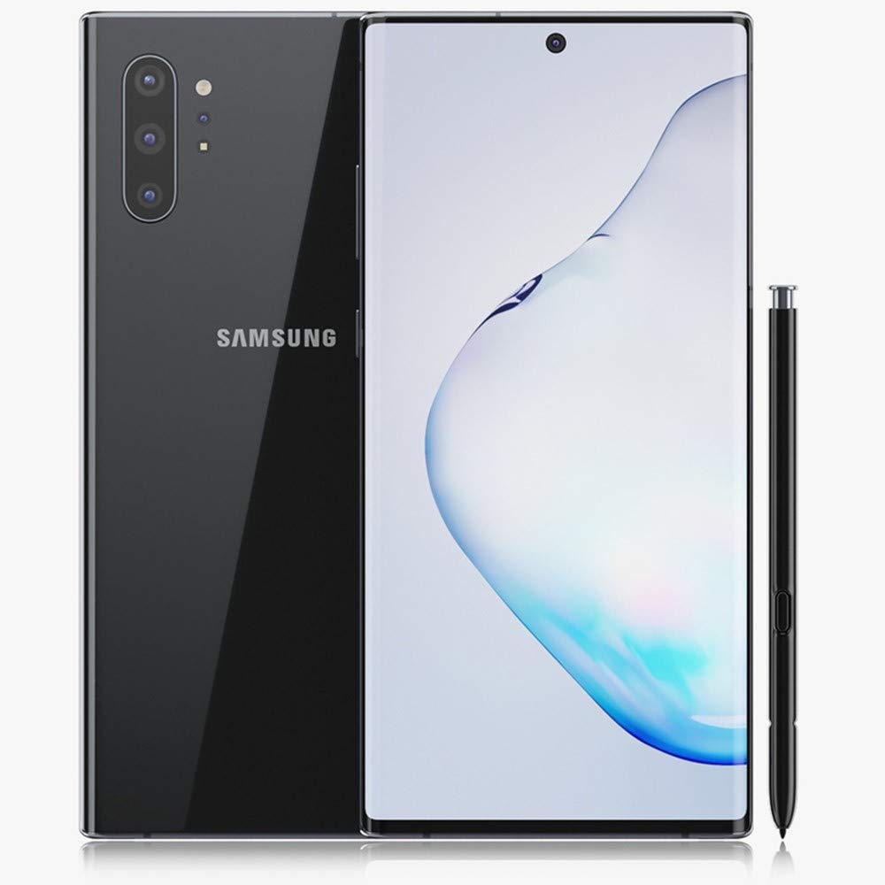 SAMSUNG Note 10+, US Version, 256GB, Aura Black - AT&T (Renewed)