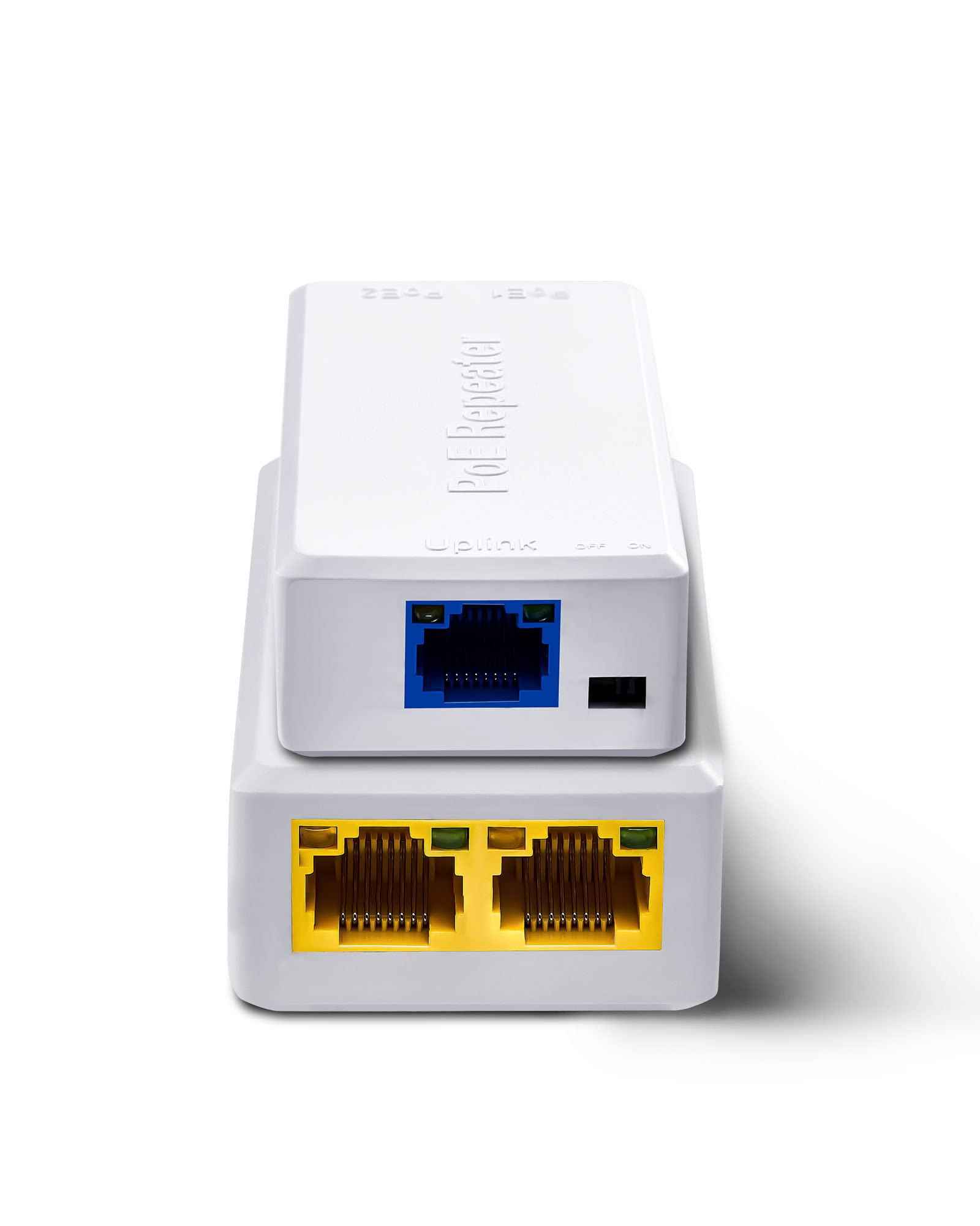 Ocitde Poe Extend Swtich, Supports IEEE802.3af/at, Plug-and-Play, Cascade 2-3 Times, No Power Required. Distance Extend 100M (328ft).