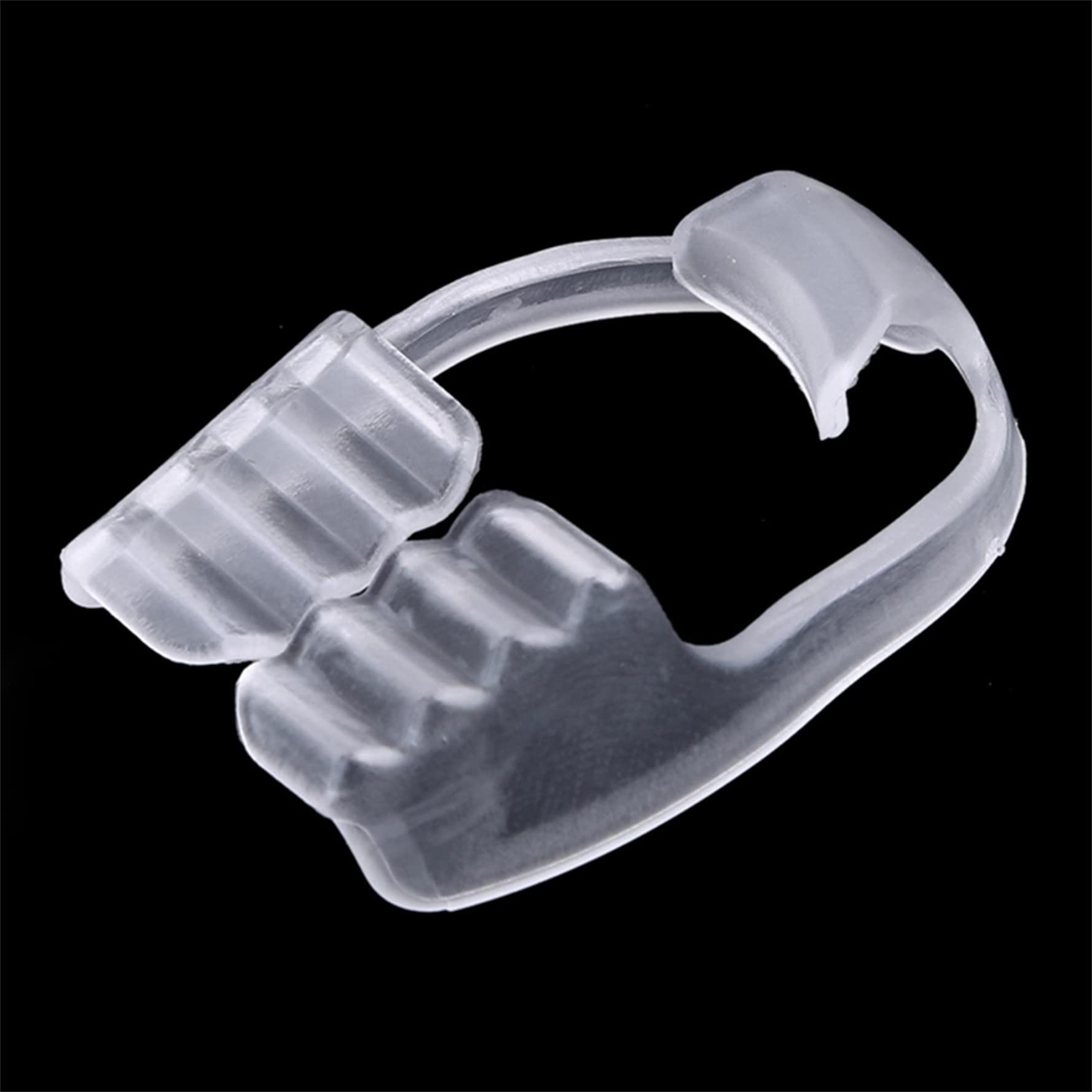 NAGAD Guard for Teeth Clenching Nighttime Mouth Guard Sleep Teeth Guards for Upper and Lower Jaw Transparent Dental Guards, White, 1.77*1.38 Inch, 1.0 Count