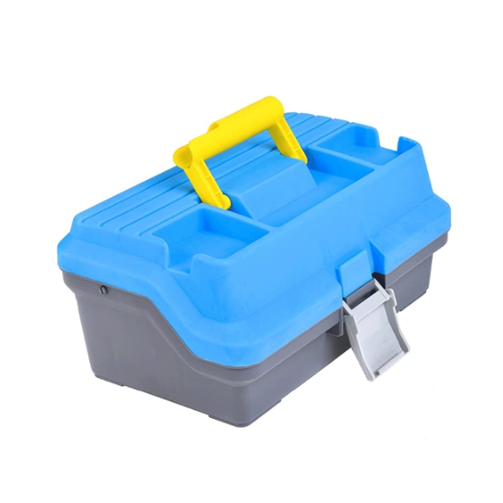 LMMDDP Waterproof 3-layer Fishing Tackle Box Storage Box Portable Fishing Tackle Strong Corrosion Resistant Storage Box