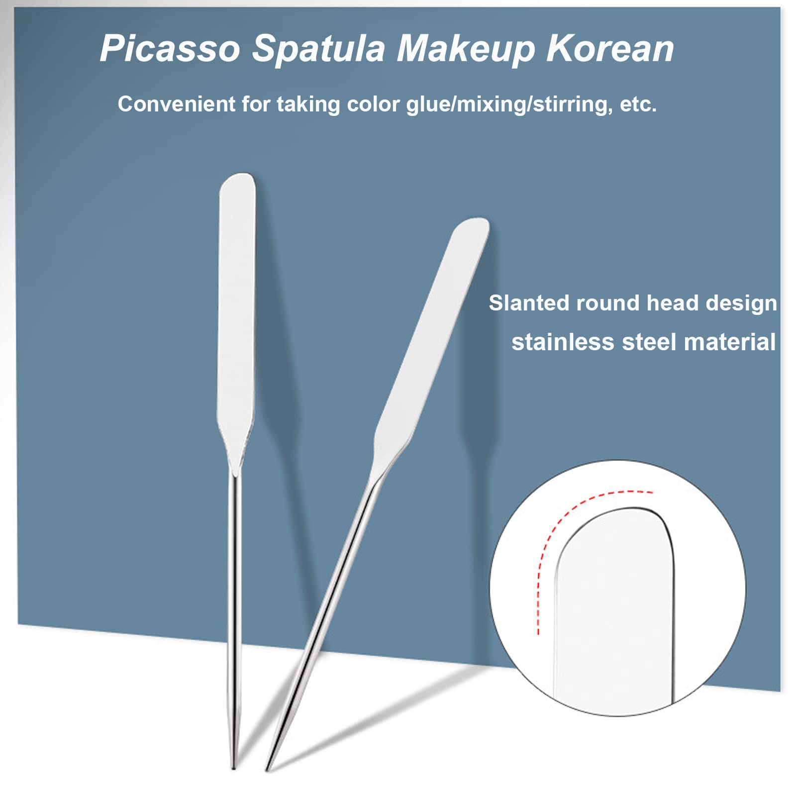 Picasso Makeup Spatula, Korean Makeup Spatula, Picasso Spatula Makeup Korean Foundation Spatula Korean, Picasso Spatula Makeup
