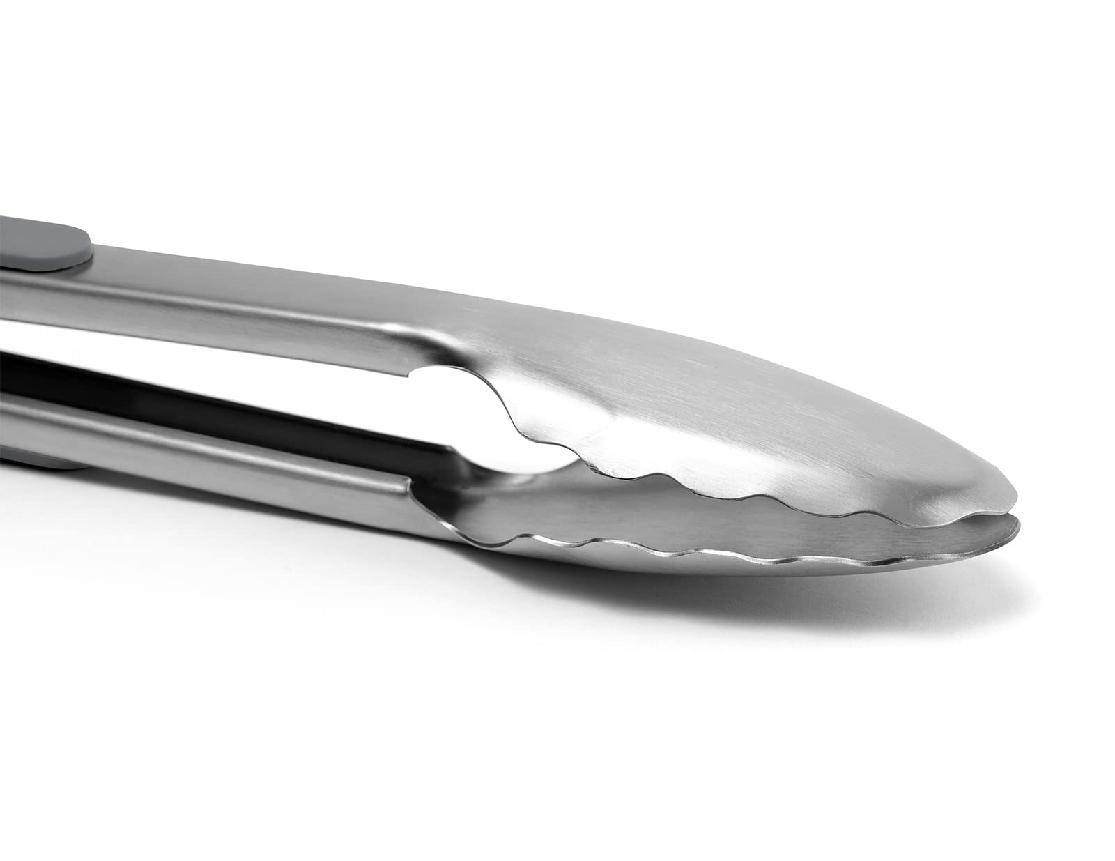 Misen Stainless Cookware Bundle - 10" 5-ply Pan, Fish Spatula, Stainless Steel Tongs - Heat Retention - Stay-Cool Handle - Kitchen Tongs with Silicone Tips - Ergonomic Design - Versatile Set - Gray