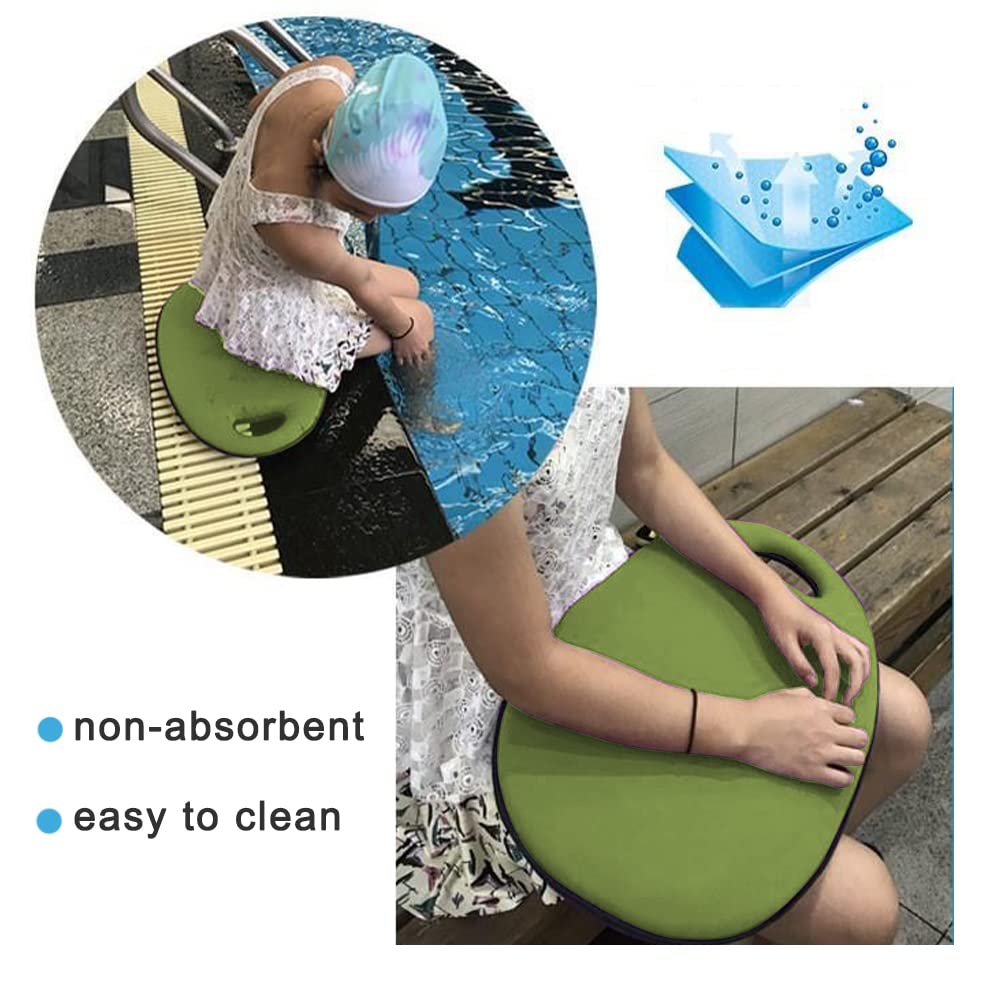 Kneeling Pad, Memory Foam Knee Cushion Soft Garden Kneeler Portable Kneeling Mat with Handle for Long Gardening Hours, Workout