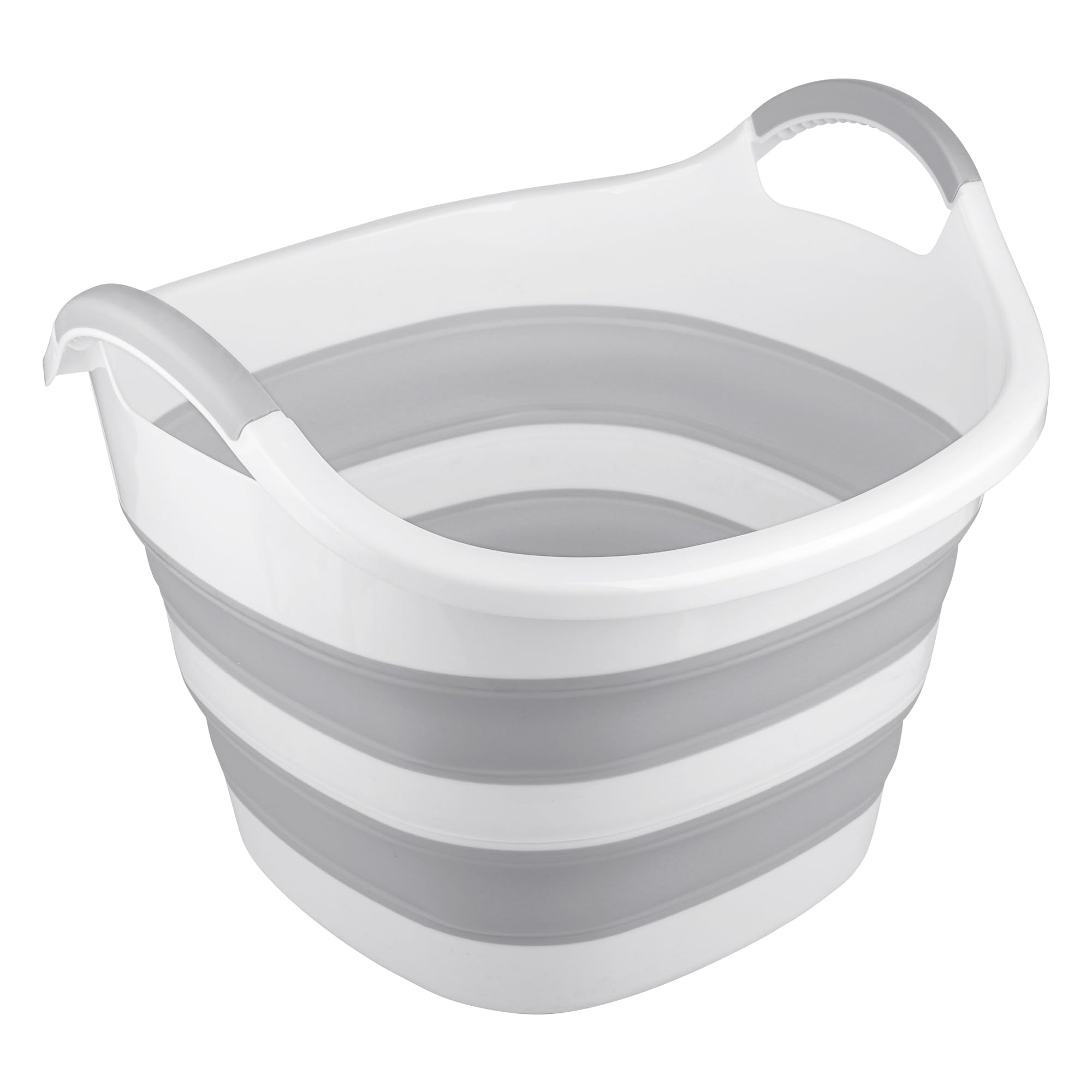 Tiawudi Foldable Laundry Basket, 50L (13.2 Gallon) Collapsible Laundry Hamper with Handles, Large Pop Up Wash Tub, Plastic Portable Storage Container/Organizer