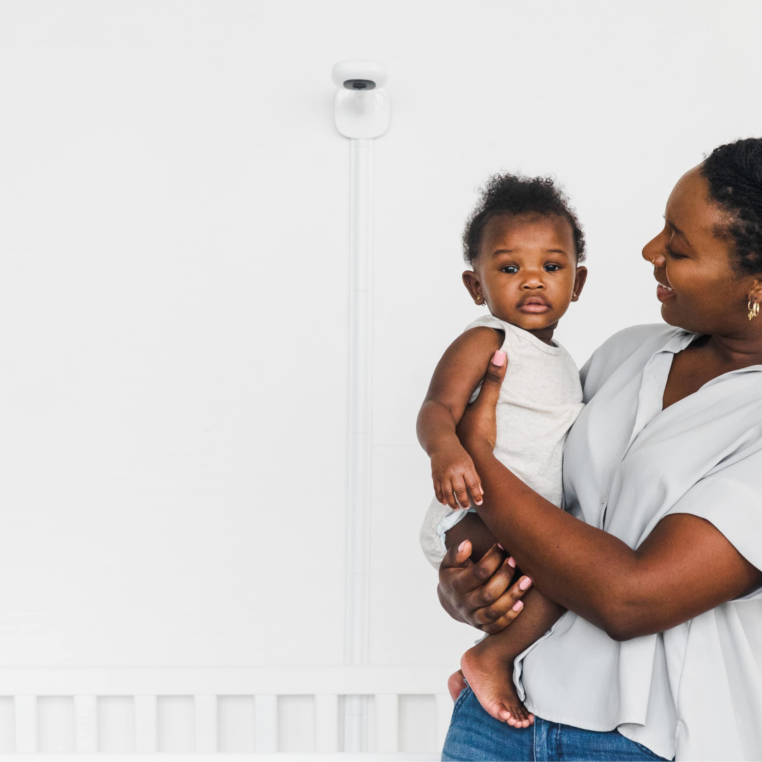 Nanit Pro Smart Baby Monitor & Wall Mount, 2-Pack (White) – Wi-Fi HD Video Camera, Sleep Coach & Breathing Tracker, 2-Way Audio, Sound & Motion Alerts, Nightlight & Night Vision, & Breathing Band