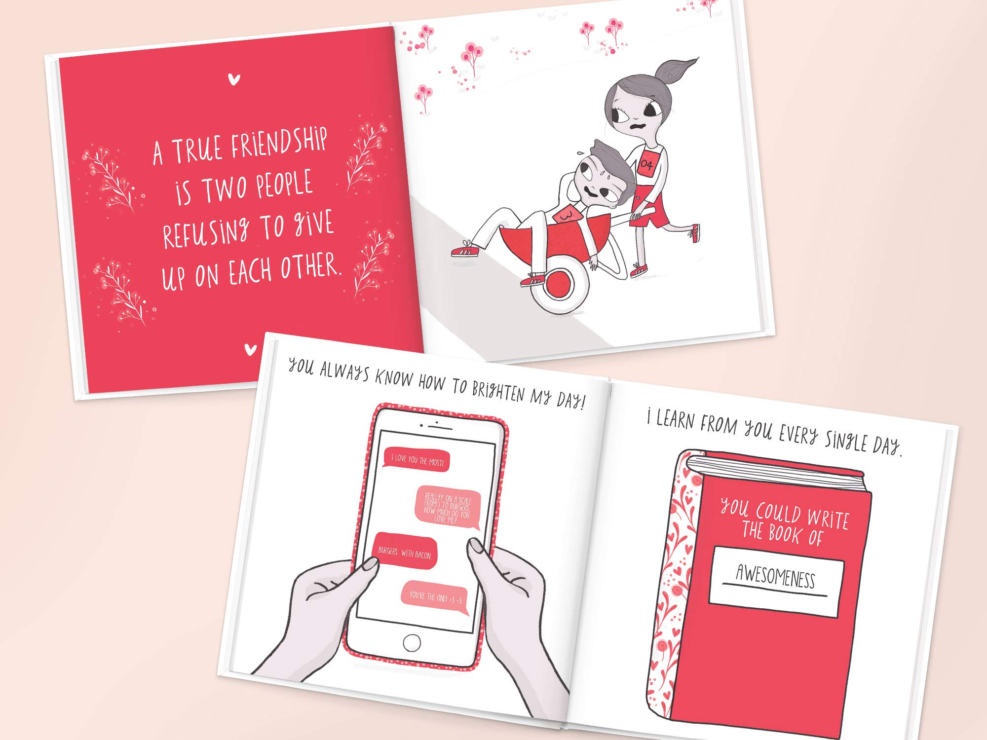 Personalized Book for Boyfriend, Girlfriend, Spouse, Partner, Anniversary | Book of Us (Softcover)