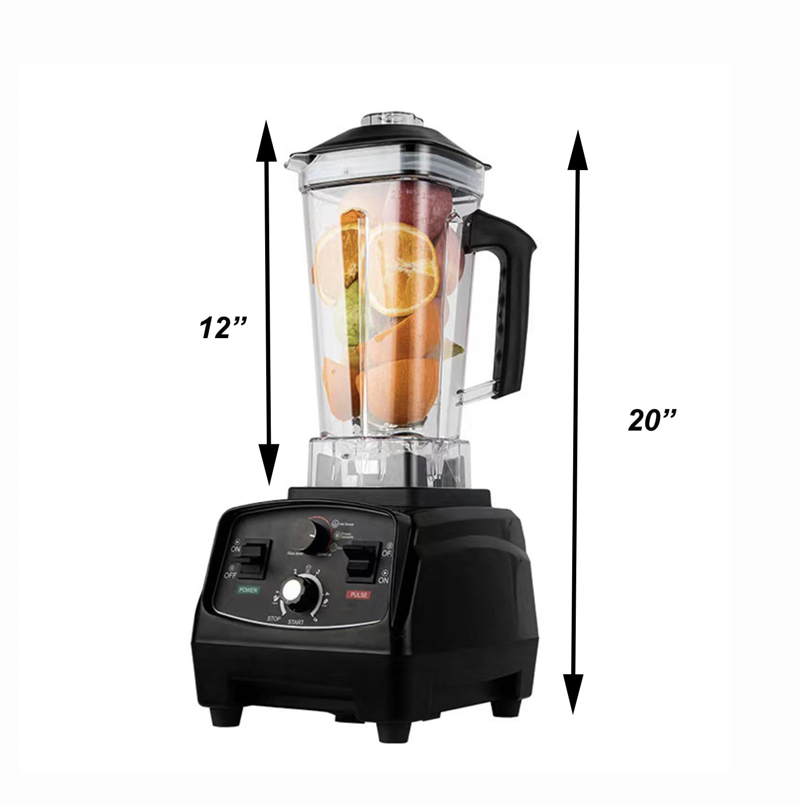 Smoothie Blender, Countertop Mixer for Shakes and Smoothies with Timer Speed Control, Tamper, 67oz Professional BPA-free Grinder Juicer for Crushing Ice, Nuts, Meat, Self-cleaning