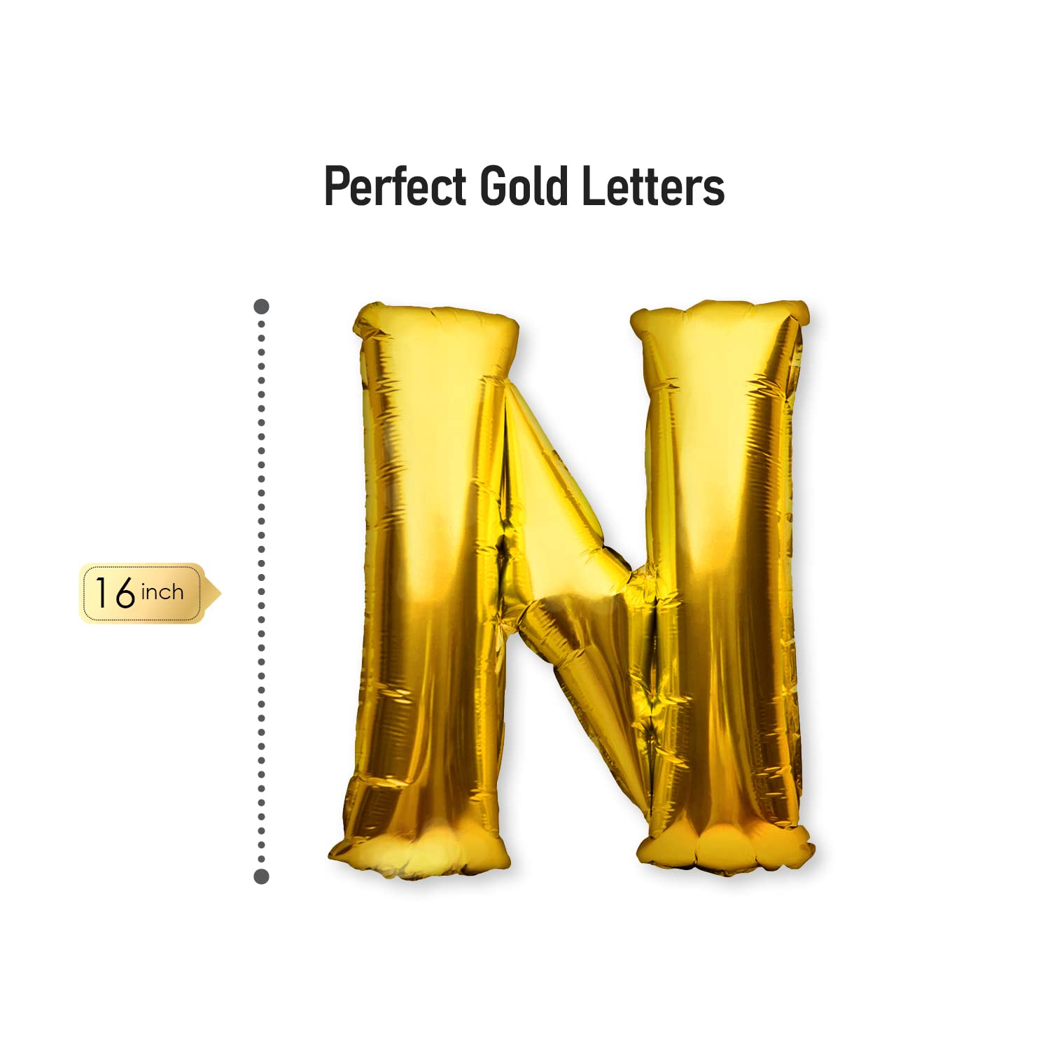 PartyForever NACHO AVERAGE BABY Balloons Banner Gold Baby Shower Party Decorations Sign