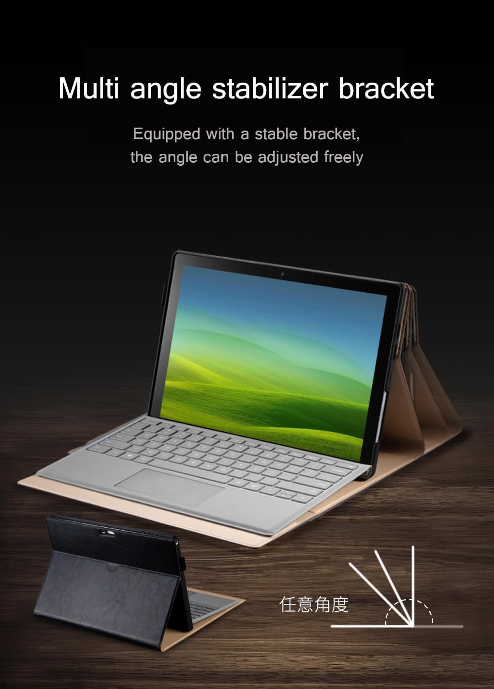 NANRUIL for Ipad Case 10.2-inch 9th/8th/7th Generation Genuine Leather Cover Protective Shell for 2021/2020/2019 with Pocket Strap,Built-in Pencil Holder and Auto Wake/Sleep.Brown