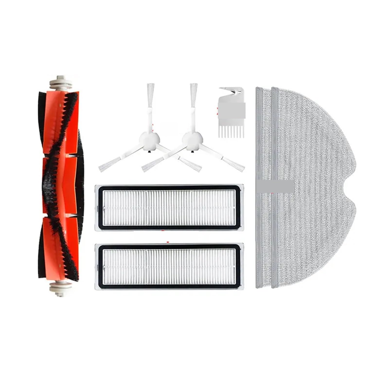 QDVOPHZA Compatible for Mijia 1C 2C STYTJ01ZHM / Compatible for Dreame F9，Side Roller， HEPA Filter， Main Brush， Mop Accessories，Vacuum Cleaner Kits (Color : XM078-02)