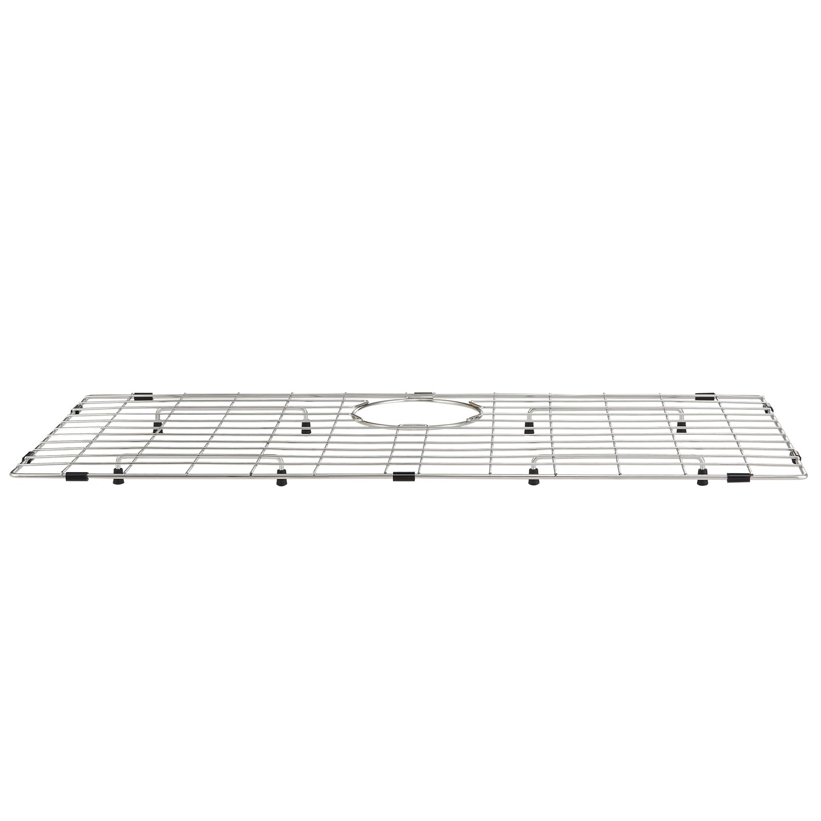 VEVOR Sink Protector Grid, 27.5"x13.5" Stainless Steel Sink, Rear Drain Sink Grates with R10 Corner Radius, Large Sink Bottom Grids, Universal Bowl Rack Sink Accessories For Kitchen Sink, Silver