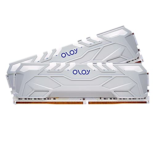 OLOy DDR4 RAM 16GB (2x8GB) White Owl Aura Sync RGB 2666 MHz CL19 1.2V 288-Pin Desktop UDIMM (MD4U0826190BHVDA)