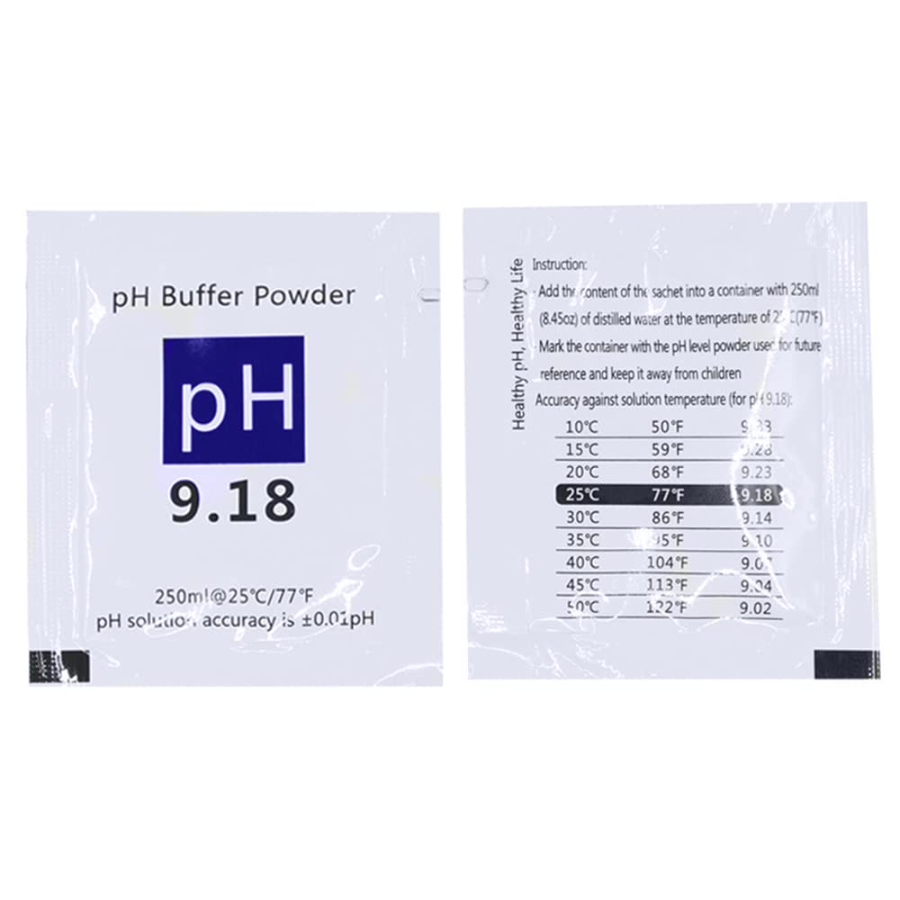 PH Meter Calibration Powder With Durable Moisture-Proof Individual Packet For PH Test Meter 4.00/6.86/9.18