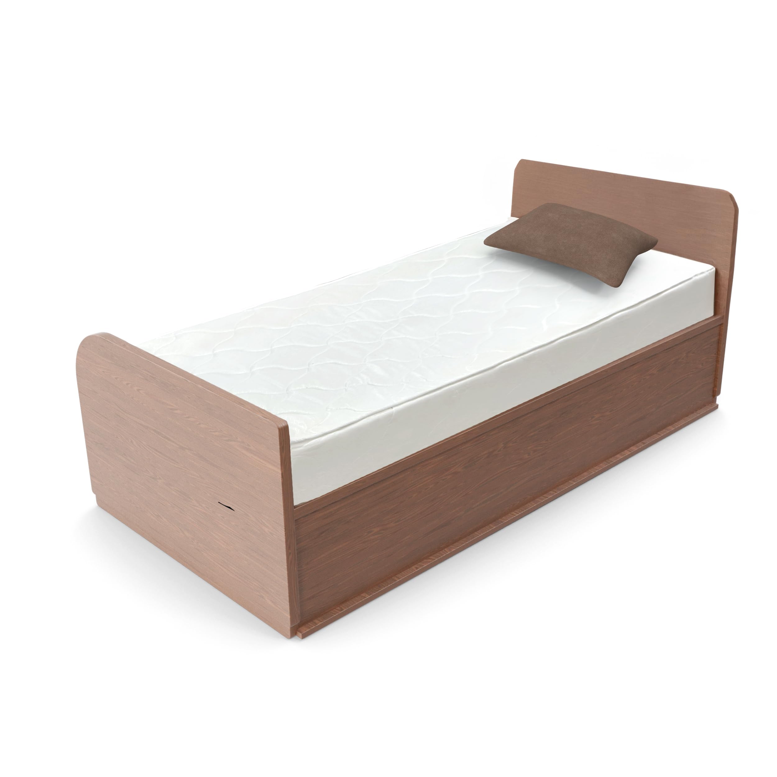 Twin Size Mattress - 8 Inch Cool High Density Comfort Foam Mattress with Breathable Organic Cotton Cover - Medium Firm - Rolled in a Box - Oliver & Smith