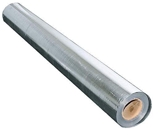 MWS 500 sqft Aluminum Foil Barrier Insulation Sauna Vapor Barrier Waterproof Strong