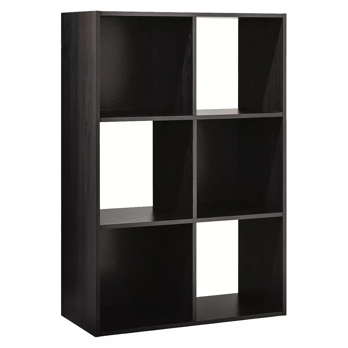 TRoMI 11"" 6 Cube Organizer Shelf, Bookcase, Storage Shelf (Black), FJ290212