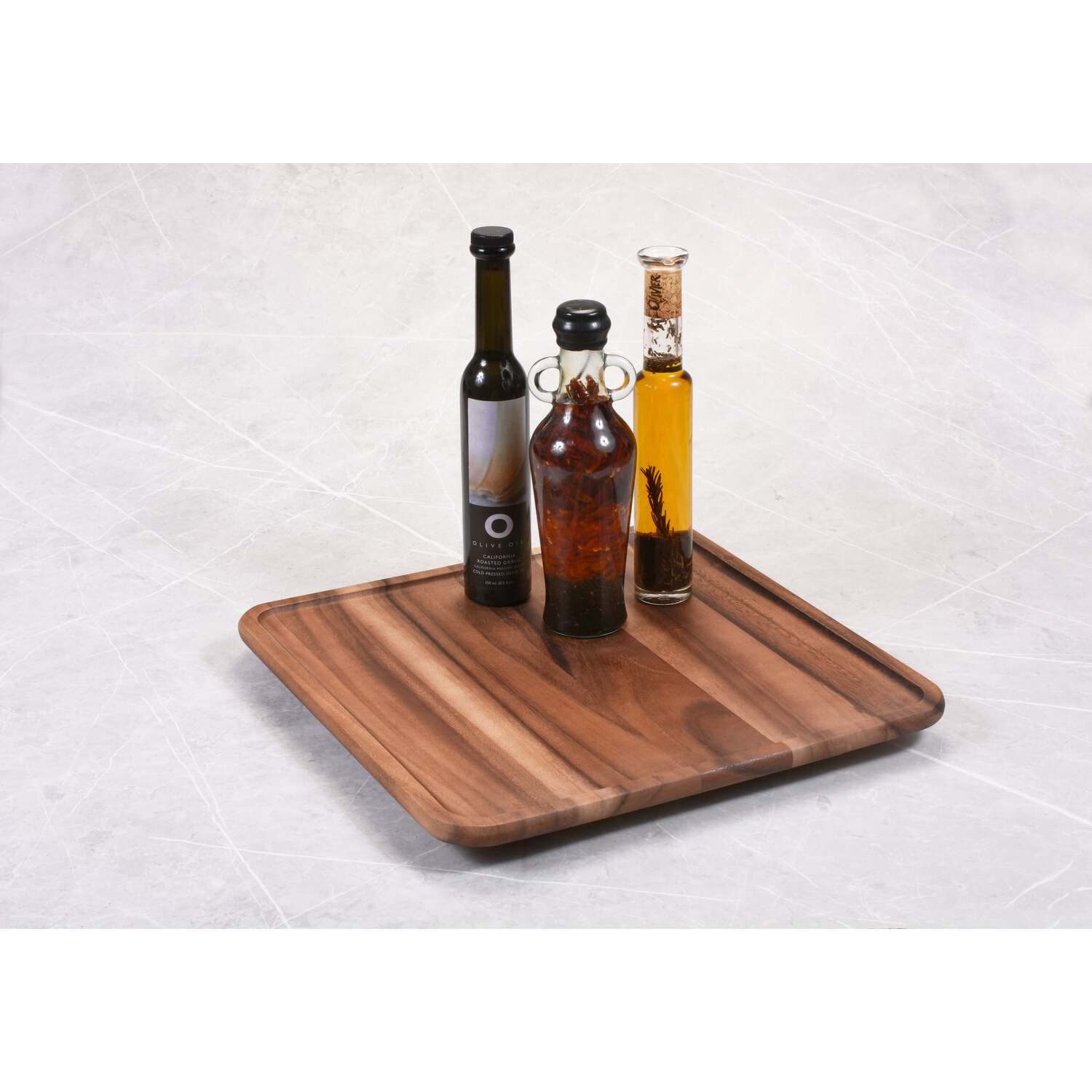 Lazy Susan Square – 16” (Wood, 16" x 16")