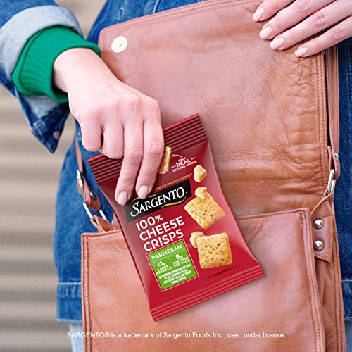 SARGENTO® 100% Cheese Crisps Variety Pack, Parmesan and Cheddar, 10 Snack Packs