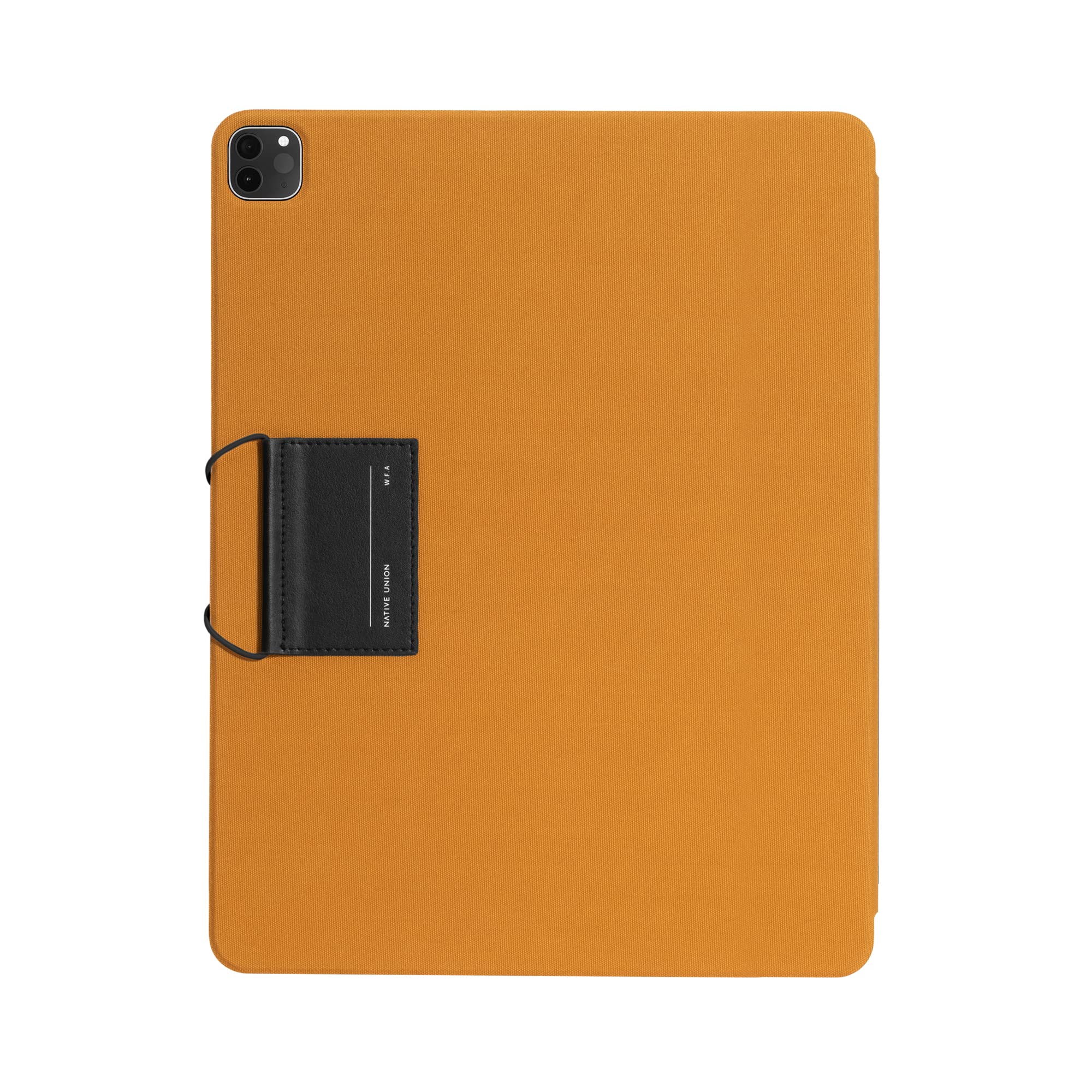 Native Union W.F.A iPad Folio – Foldable Stand and Cover Made of Recycled Materials Compatible with iPad Air 13" M2, iPad Pro 12.9" with Easy Magnetic Attachment and Button and String Design (Kraft)