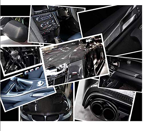 SOFIALXC Carbon Fiber Fabric Cloth 220g/m² (19.7inch x39.37inch)-Twill-50cmx100cm