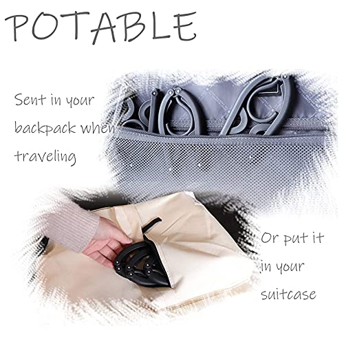 Travel Hangers, Set of 10, Lightweight and Portable Clothes Hangers for Business Trips and Vacations