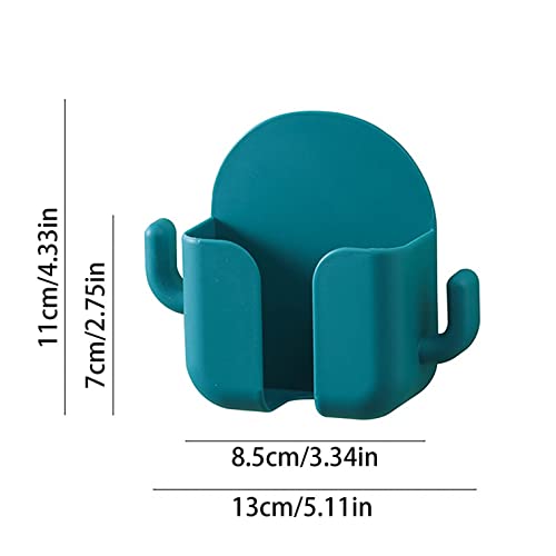 Mllkcao WallMounted Storage Boxes No Punching Storage Rack Remote Control Panel Storage Organizers Durable Rubber army Green