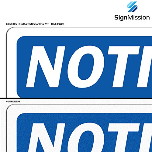 OSHA Notice Sign - No Personal Cell Phone Use Allowed | Rigid Plastic Sign | Protect Your Business, Construction Site, Warehouse & Shop Area | Made in The USA