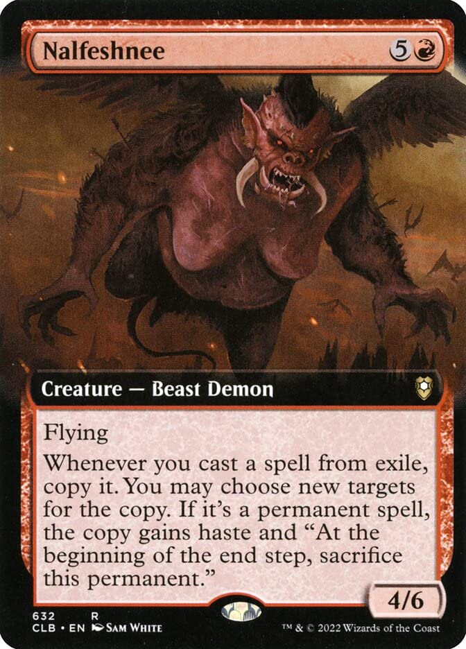Magic: the Gathering - Nalfeshnee (632) - Extended Art - Battle for Baldur's Gate